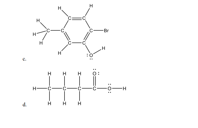 Solved 1. Convert the condensed formulas to Lewis structures | Chegg.com