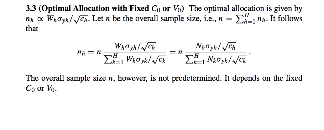 Solved 3.3 (Optimal Allocation with Fixed C0 or V0) The | Chegg.com
