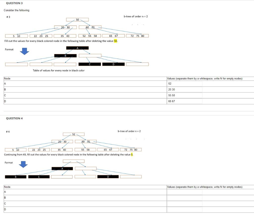 Solved Use the provided answer for question 3 to answer | Chegg.com