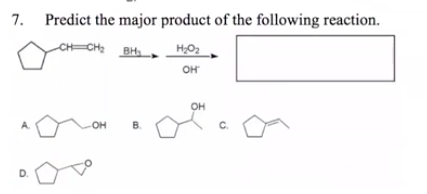 Solved 5. Markovnikov addition of HBr to CH2CH=CH, involves: | Chegg.com