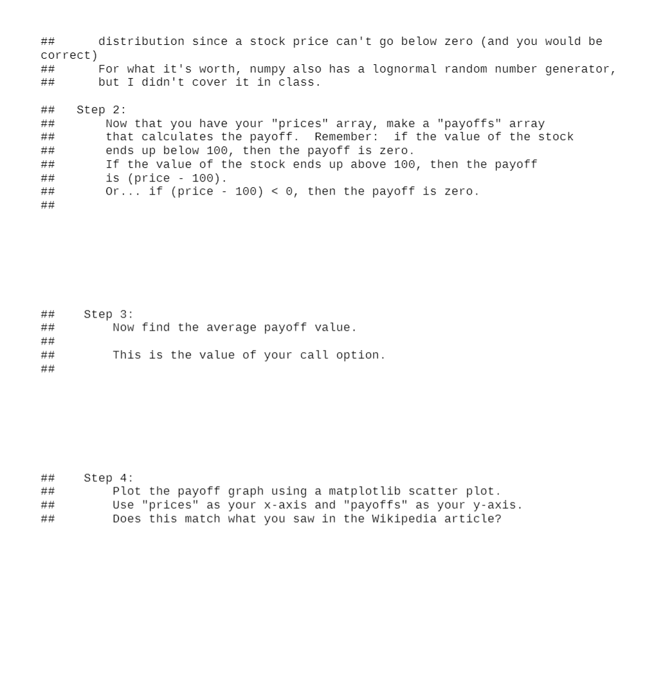 Solved ## Importing numpy and pandas, etc: ## Like in class, | Chegg.com