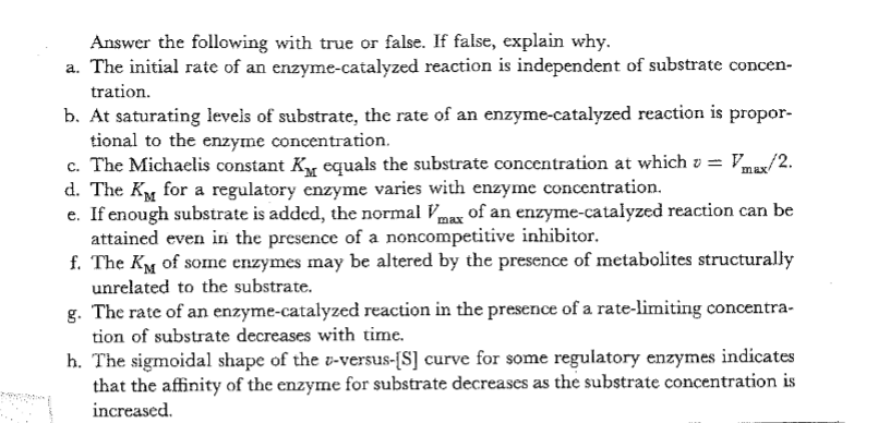 Answer the following with true or false. If false, | Chegg.com