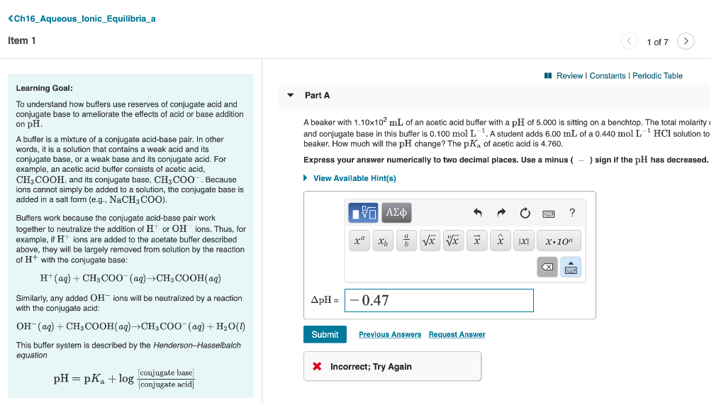 Solved Review | Constants Periodic Table Part A Learning | Chegg.com