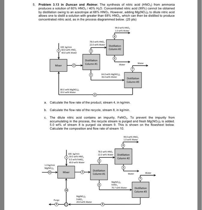 Process Flow Diagram Labelling Solved: Please Draw Out The P
