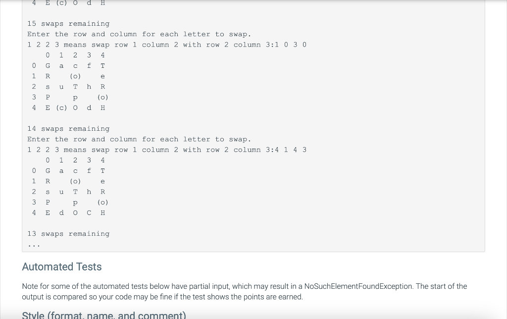 Solved This program is inspired by Waffle. Play Waffle to | Chegg.com