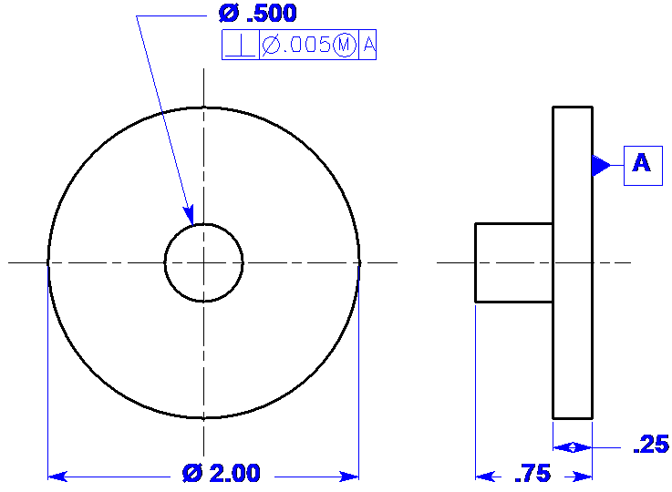 Solved 24. On the part above, what coaxiality tolerance | Chegg.com