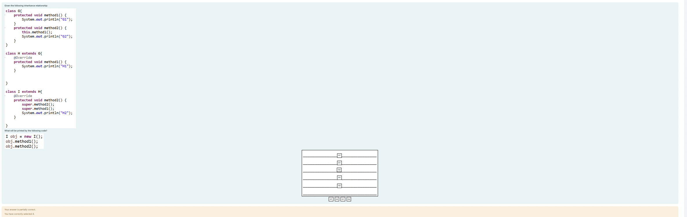Solved Please tell me the correct output of this using the | Chegg.com