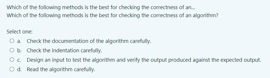 Solved The algorithm Find2 (A,n) is shown below. What is the | Chegg.com