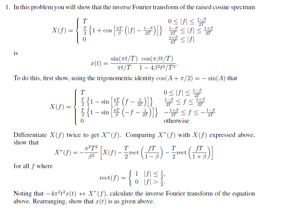 Solved In this problem you will show that the inverse | Chegg.com