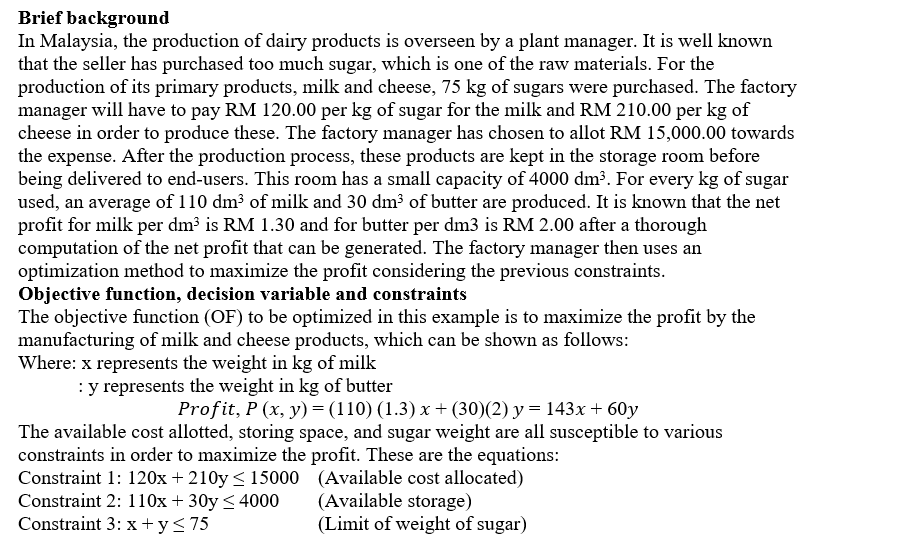 Objective Function Decision Variable And Constraints 1636