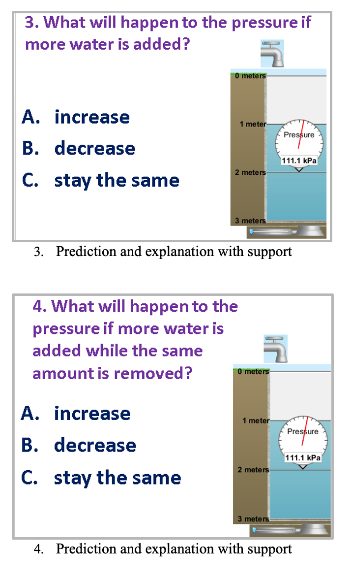 Solved 3. What will happen to the pressure if more water is | Chegg.com