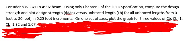 Consider a W33x118 A992 beam. Using only Chapter F of | Chegg.com