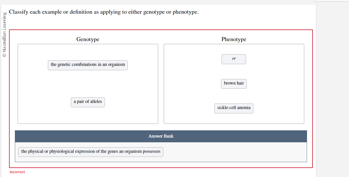 Solved Classify each example or definition as applying to | Chegg.com