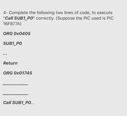 Solved 4- Complete the following two lines of code, to | Chegg.com