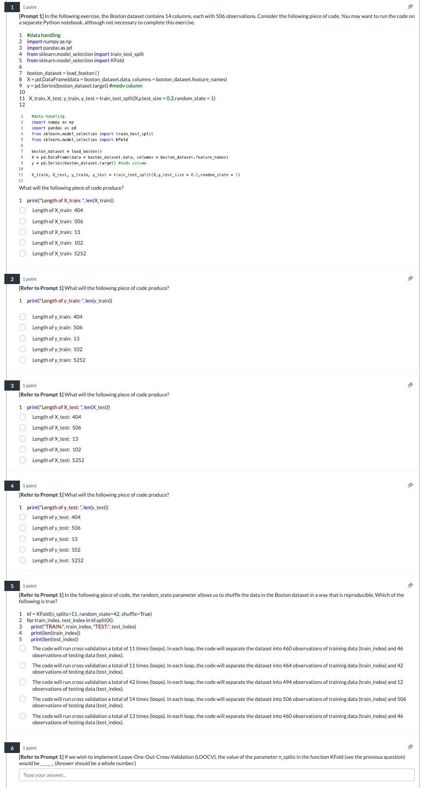 Solved 1,1 ﻿point[Prompt 1] ﻿In the following exercise, the | Chegg.com