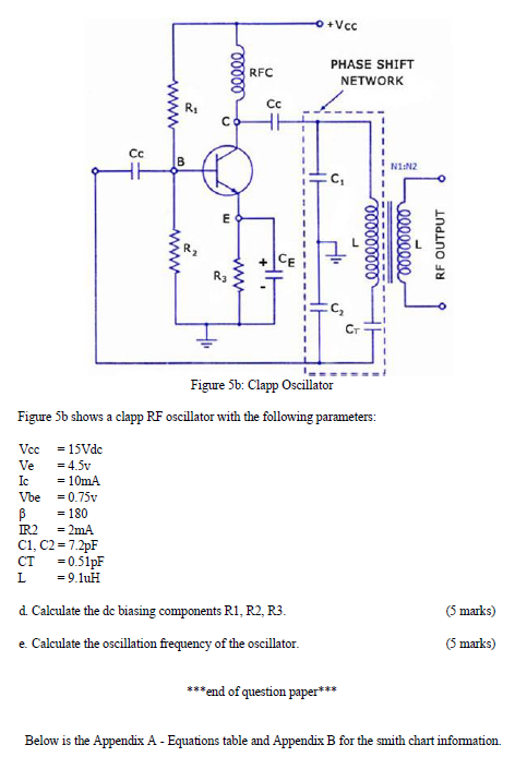 Solved a. State one application example of the Clapp RF | Chegg.com