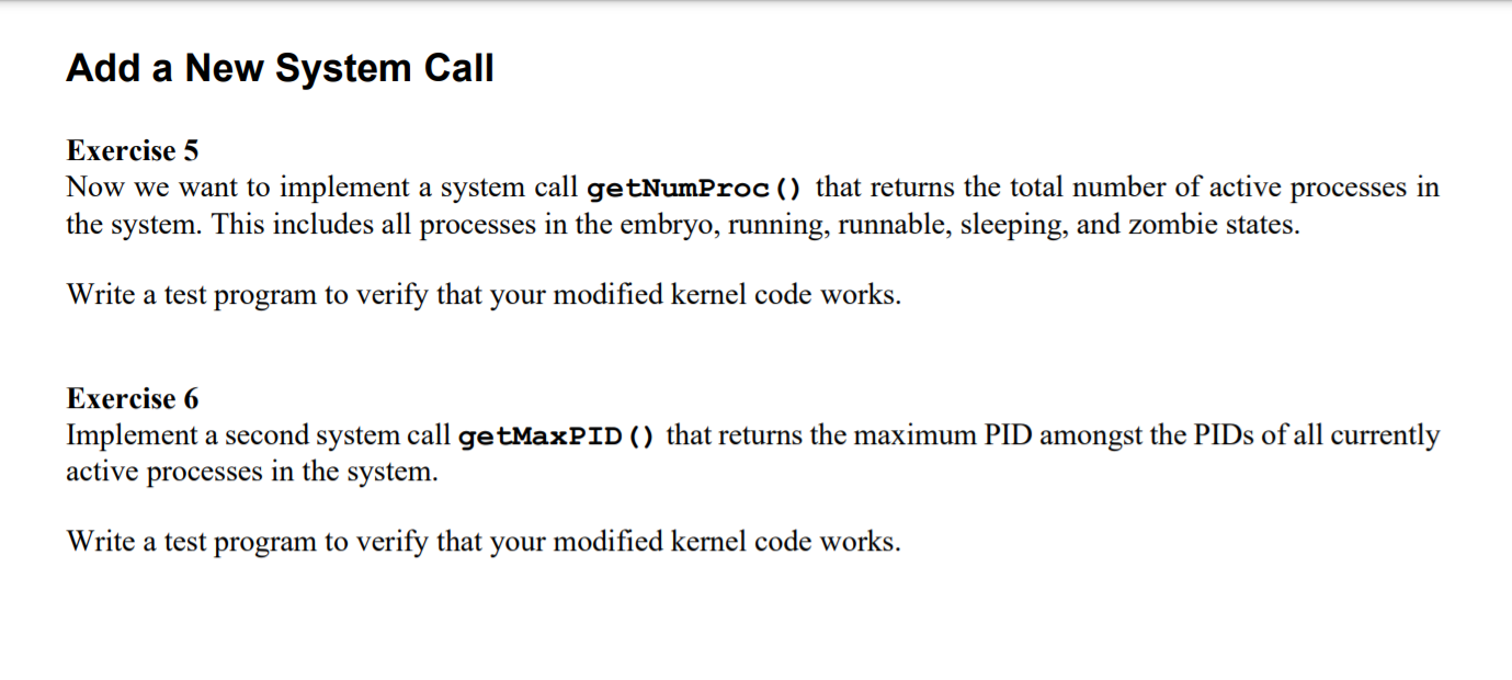 Solved #include "types.h" #include "x86.h" #include | Chegg.com