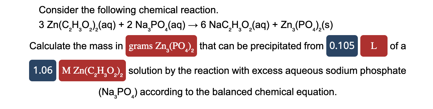Solved Consider the following chemical reaction. | Chegg.com