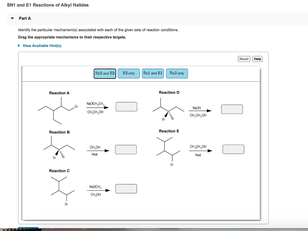 Solved Identify the particular mechanism(s) associated with | Chegg.com