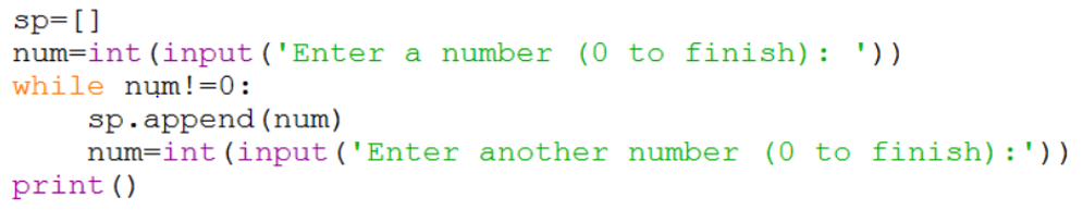 Solved Write a Code（python) Finish the program below by | Chegg.com
