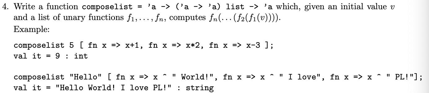 Solved You should use standard ML and ensure that it can run | Chegg.com