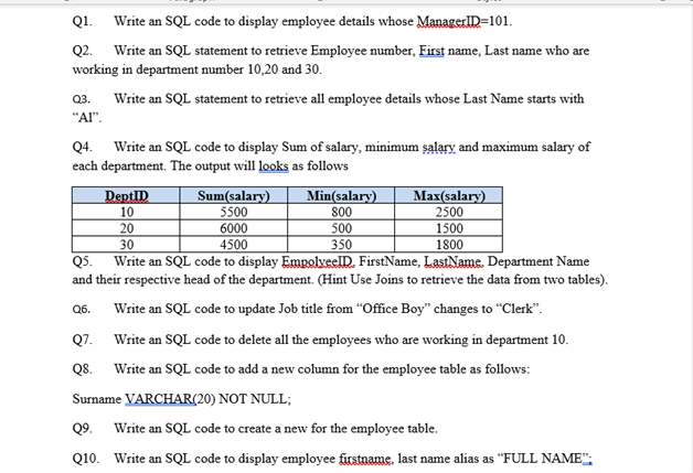 Highest Salary From Emp Table For Each Department Brokeasshome