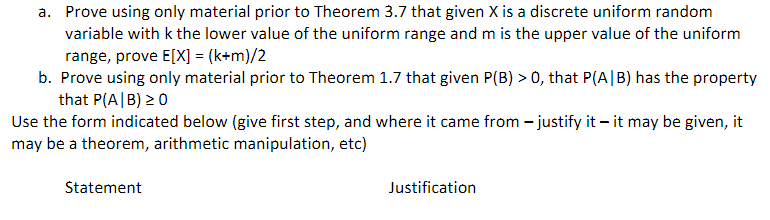 Solved If can try to prove both, however, if not only b is | Chegg.com
