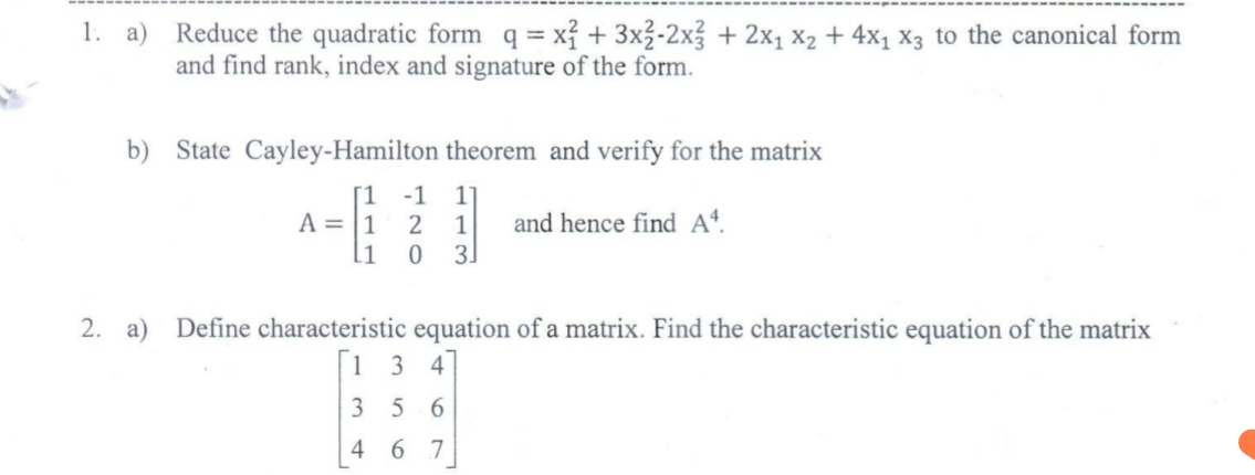 Solved Please each and every questions with detailed steps | Chegg.com