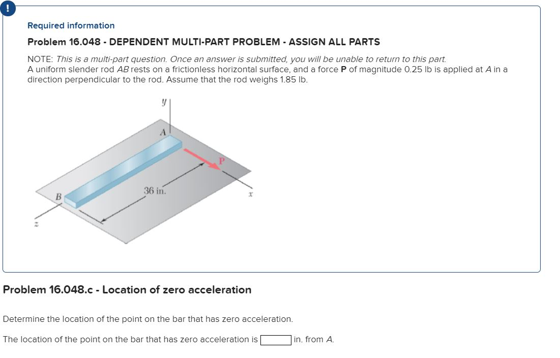Solved Required information Problem 16.048 - DEPENDENT | Chegg.com