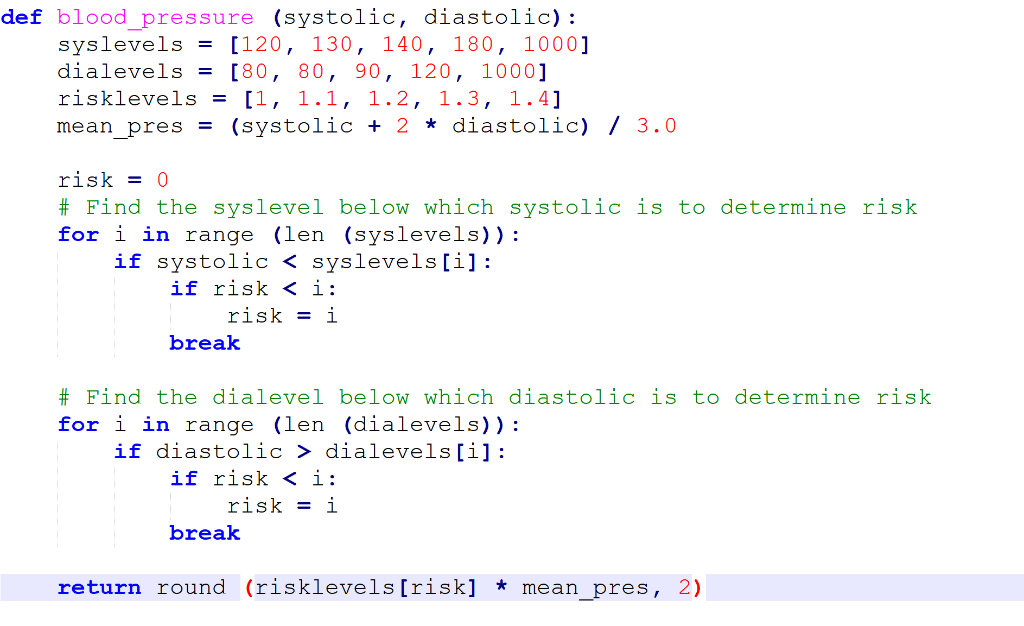 Solved def function_name(arg1, arg2, etc.) # this line is | Chegg.com