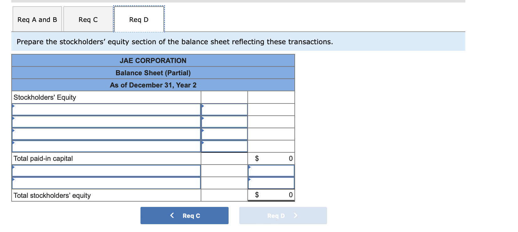 Solved The following information pertains to JAE Corporation | Chegg.com