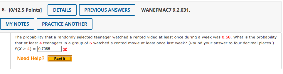 Solved 8. [0/12.5 Points) DETAILS PREVIOUS ANSWERS WANEFMAC7 | Chegg.com