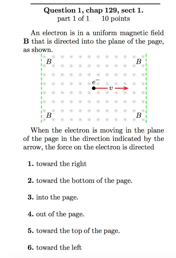 Solved Question 1, chap 129, sect 1. part 1 of 1 10 points | Chegg.com