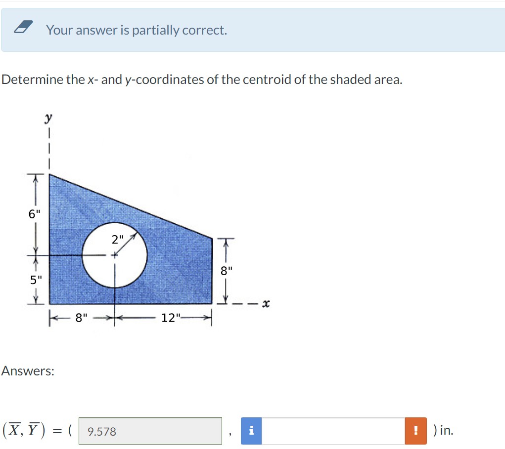 Solved Your Answer Is Partially Correct Determine The X
