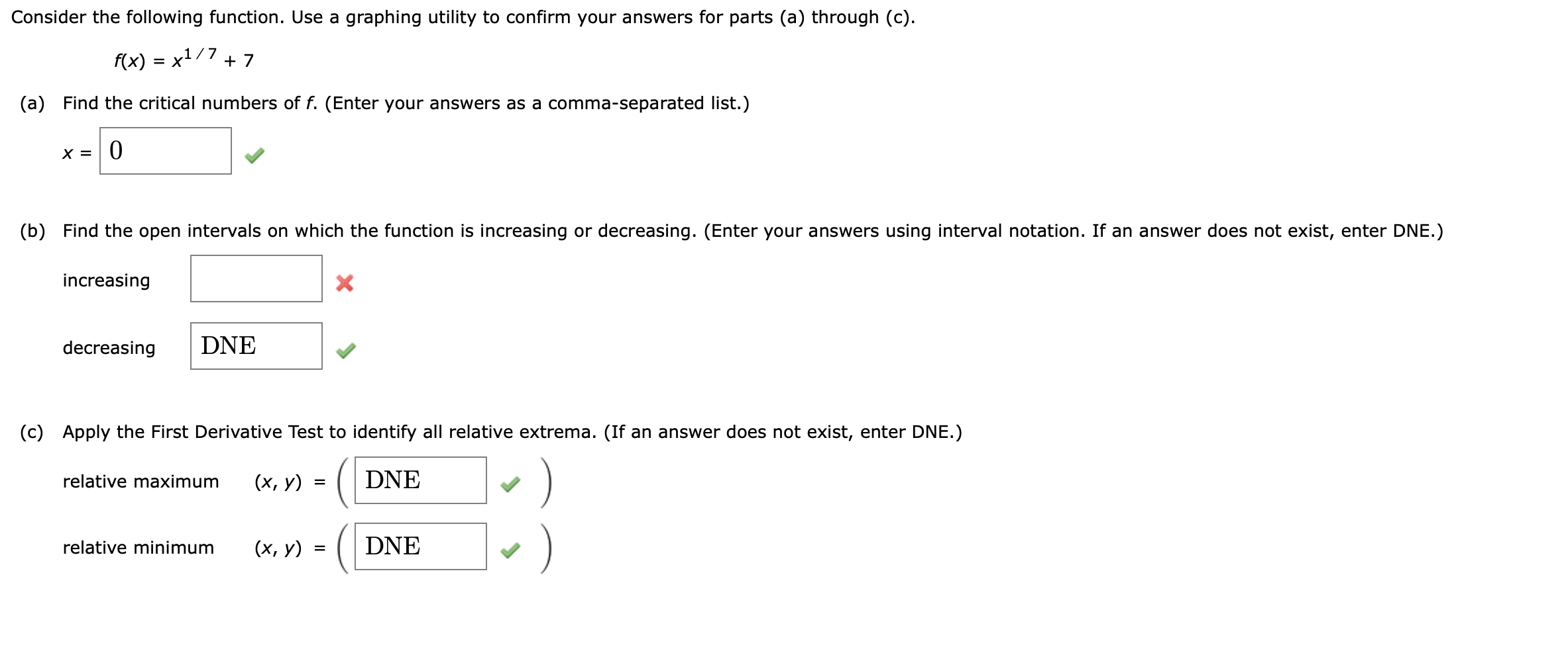 Solved Consider The Following Function Use A Graphing 