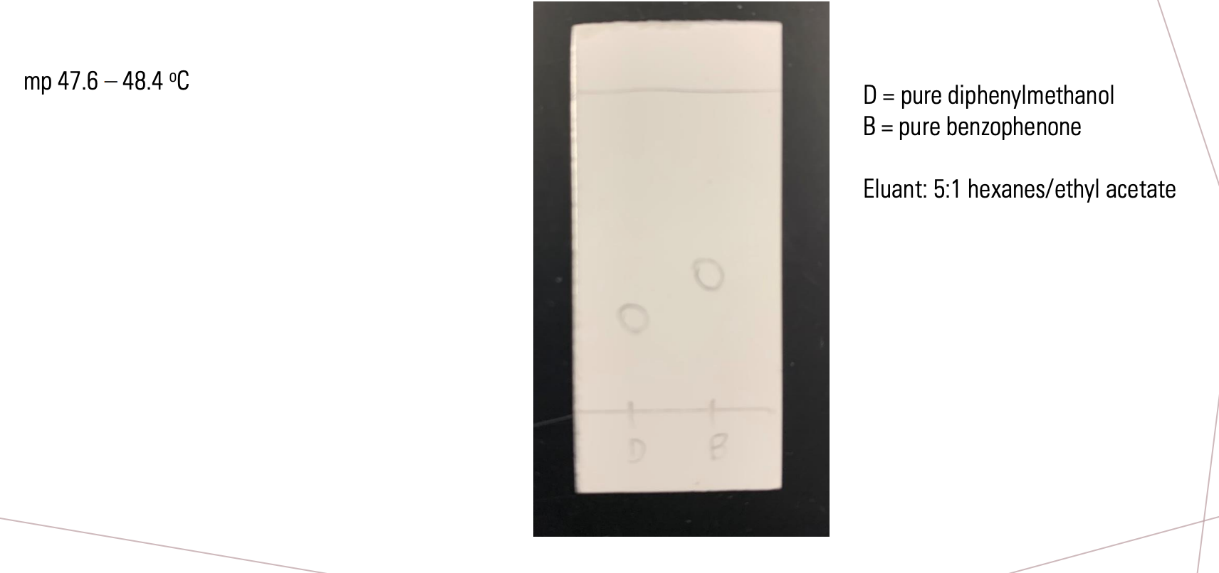reduction of benzophenone: starting material: | Chegg.com