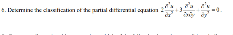 Solved เd แ 6. Determine the classification of the partial | Chegg.com