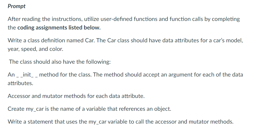 Solved Prompt After reading the instructions, utilize | Chegg.com
