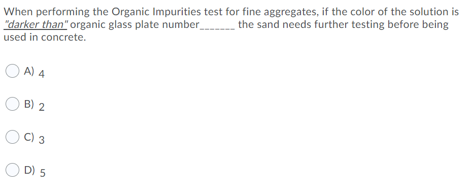 Solved When performing the Organic Impurities test for fine | Chegg.com