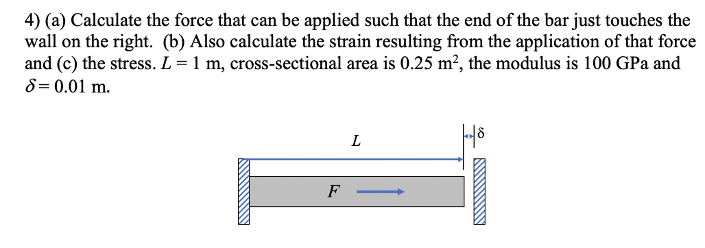 Solved 4) (a) Calculate the force that can be applied such | Chegg.com