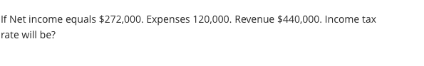 Solved If Net income equals $272,000. Expenses 120,000. | Chegg.com