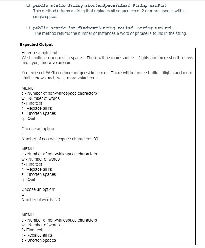 Solved Module 1 Project: AuthoringAssistant.java (30 points) | Chegg.com