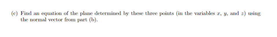 Solved 2. Consider the following three points in R3 : | Chegg.com