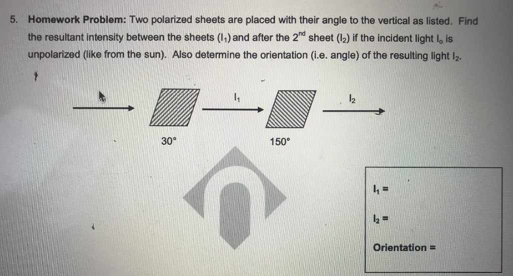 Solved 5. Homework Problem: Two polarized sheets are placed | Chegg.com
