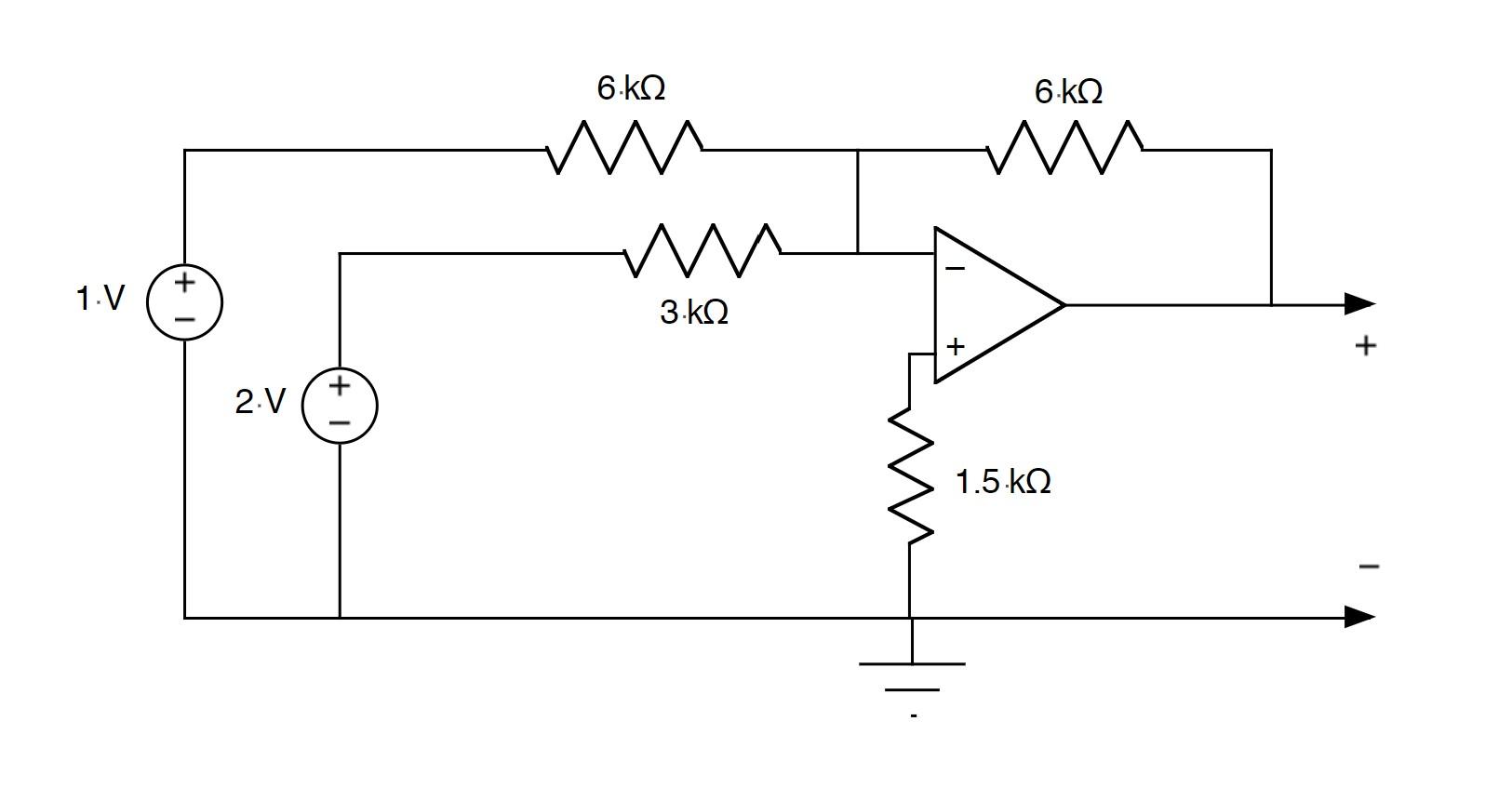 Solved Find the output, Vout for the circuit shown below. | Chegg.com