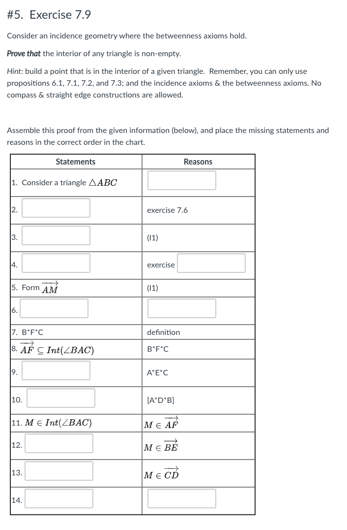 Proposition 6.1 Theorem (prop 6.1) Any 2 distinct | Chegg.com