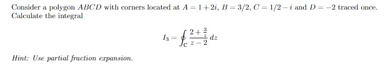 Solved Consider a polygon ABCD with corners located at | Chegg.com