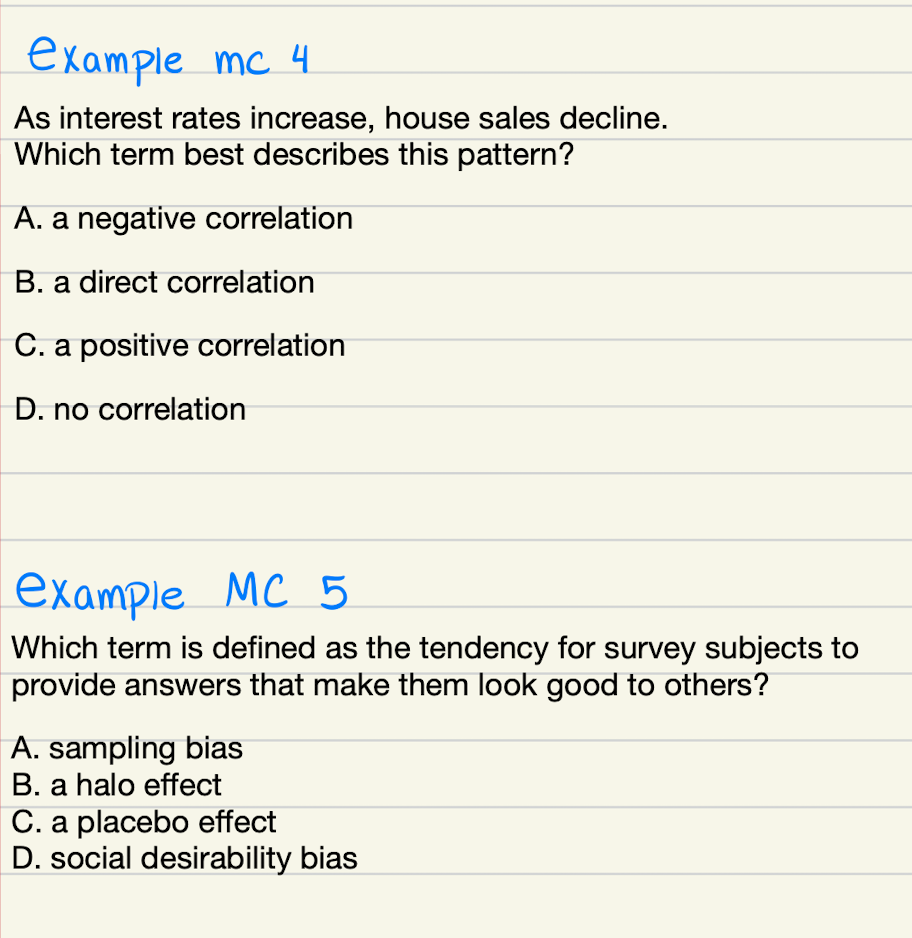 Solved C. a positive correlation D. no correlation example | Chegg.com