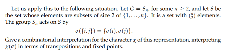 Solved If G acts on a set S by s + g(s) we can construct a | Chegg.com