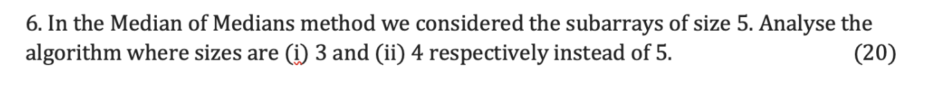 Solved ONLY ANSWER PART (ii). Find the recurrence relation | Chegg.com